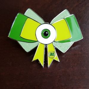 Disney | Accessories | Disney Pixar Bow Pin Mike W | Poshmark
